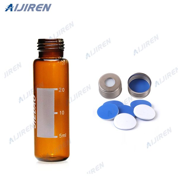 20mm Crimp Top 20ml GC Vial with Center Hole Liquid Chromatography ...